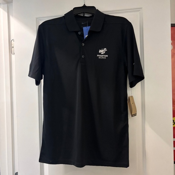 Nike | Shirts | Nwt Nike Mens Drifit Boeing Phantom Works Black Polo T ...